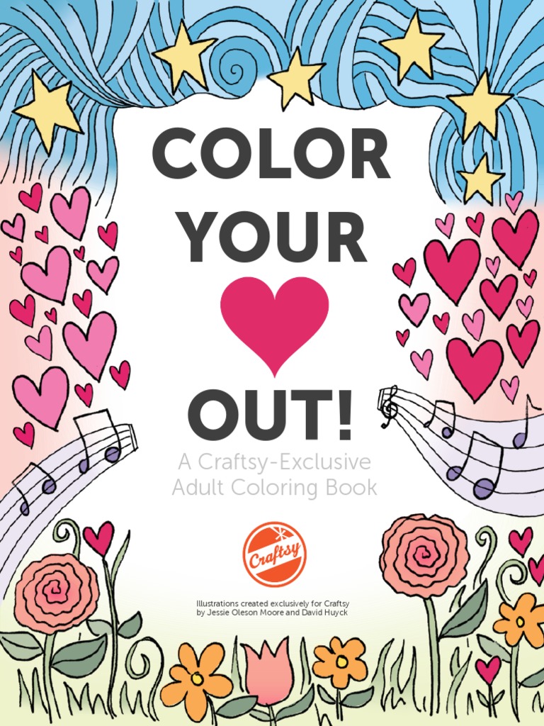 Guide - Color Your Heart Out! The Craftsy Adult Coloring Book - 110 PDF ...