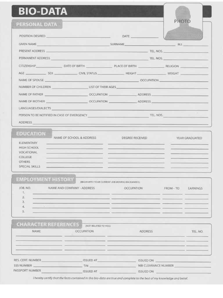 Biodata