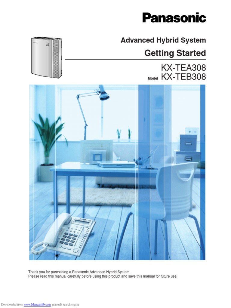 Getting Started: KX-TEA308 KX-TEB308 | PDF | Ac Power Plugs And Sockets ...