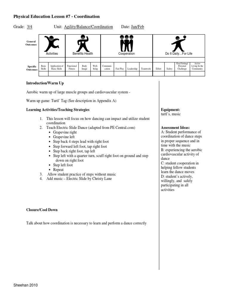 Electric Slide Dance Lesson | PDF
