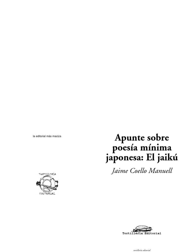 Apunte Sobre Poesía Mínima Japonesa: El Jaikú | PDF | Haiku | Poesía