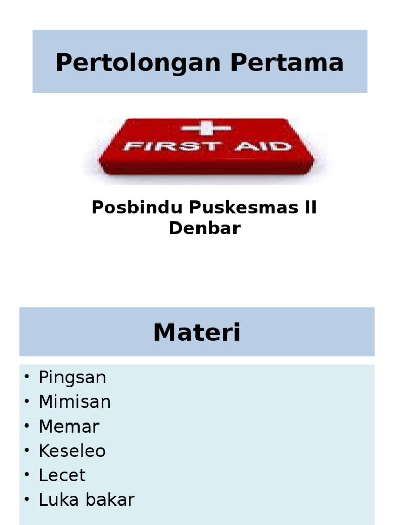 First Aid | PDF