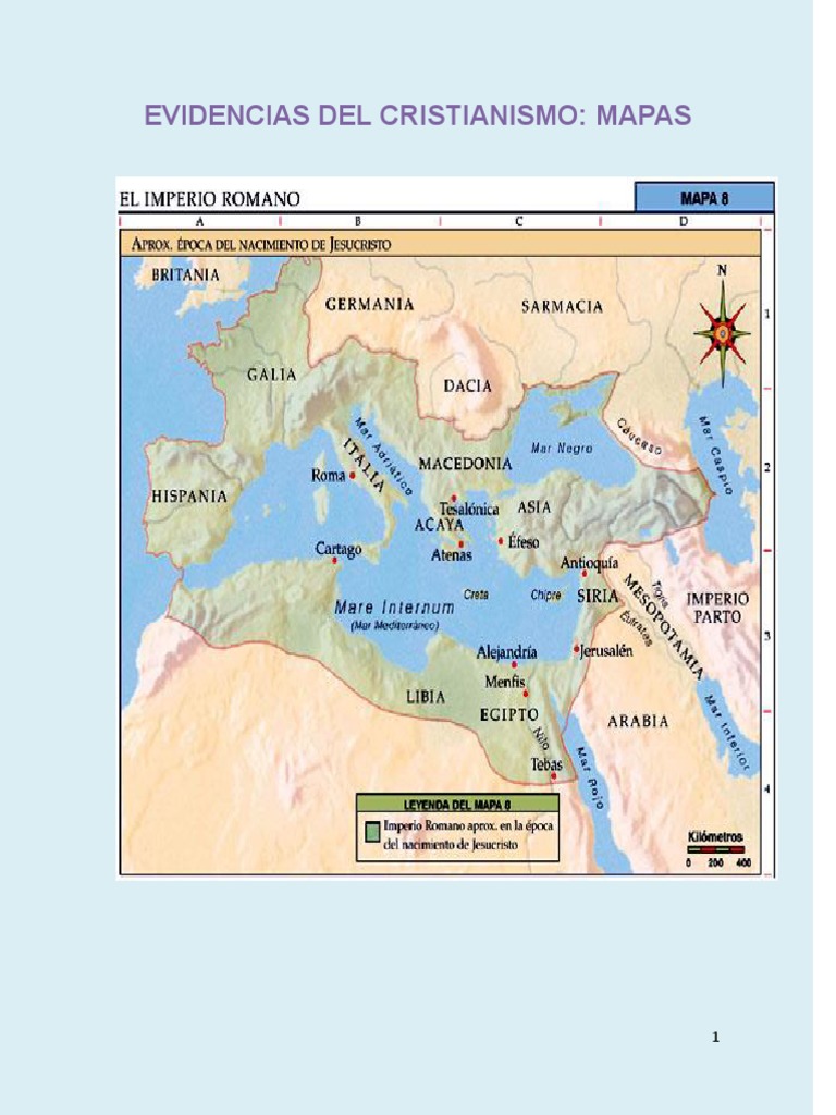 Mapas Evidencias Del Cristianismo | PDF | Historia | Religión y ...