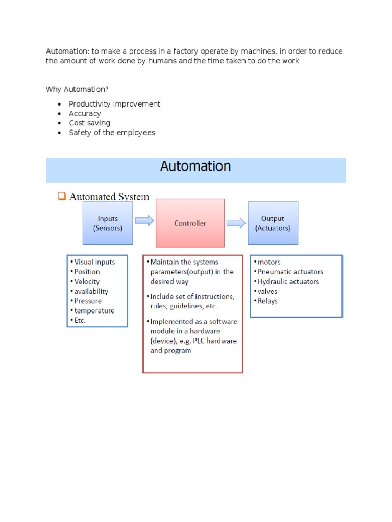 Automation | PDF | Computers
