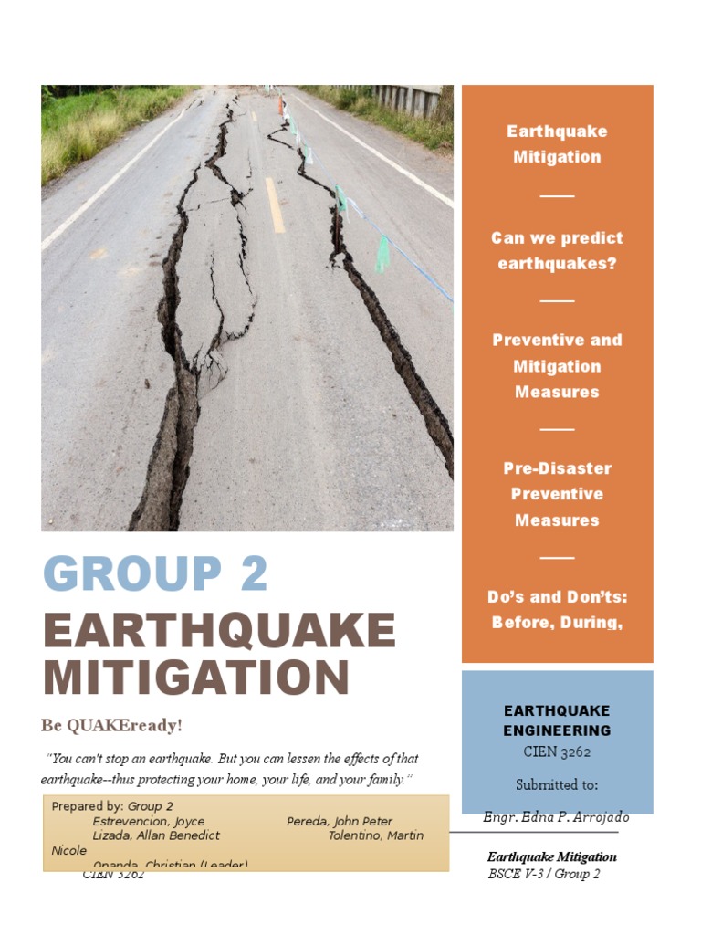 Earthquake Mitigation | Earthquake Engineering | Earthquakes