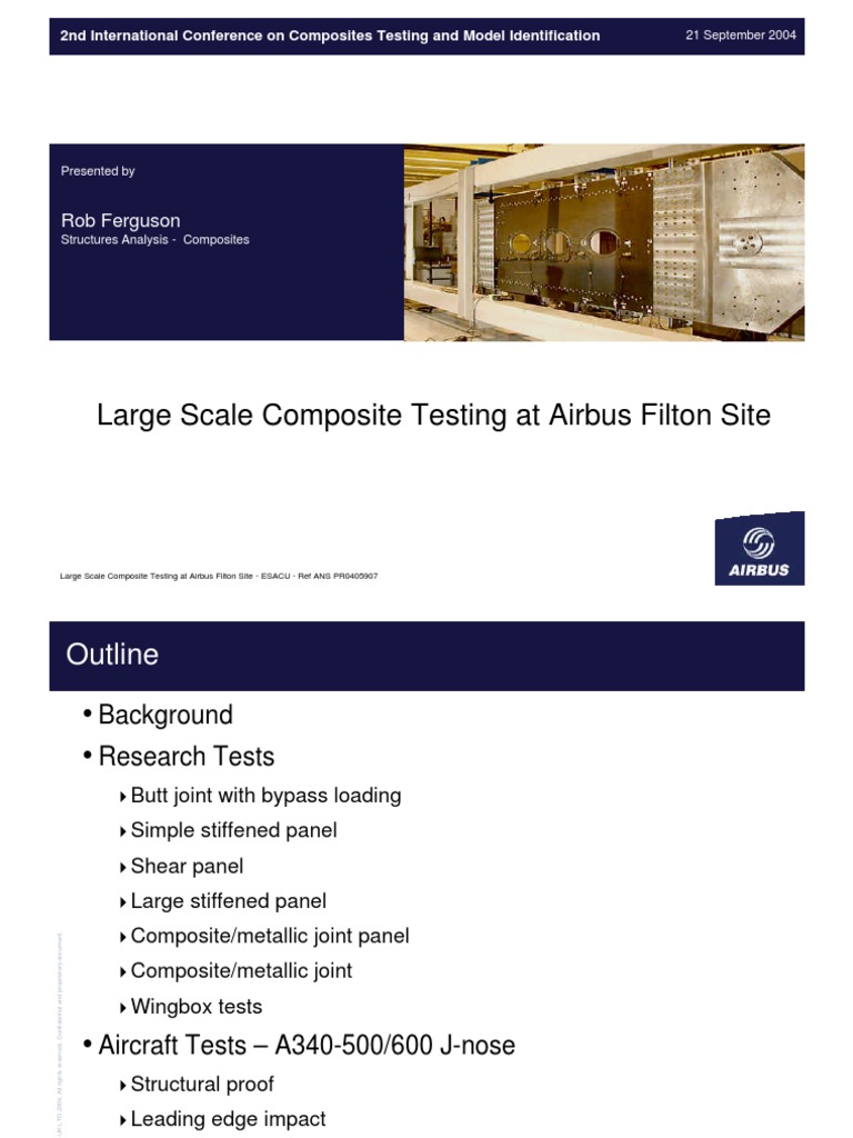 Large Scale Composites Testing | PDF | Airbus | Composite Material