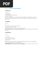 Culinary Terms: A Comprehensive Guide | PDF | Sauce | Cooking