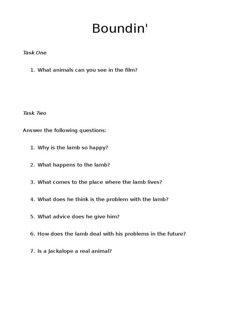 Boundin Ws 001 | PDF