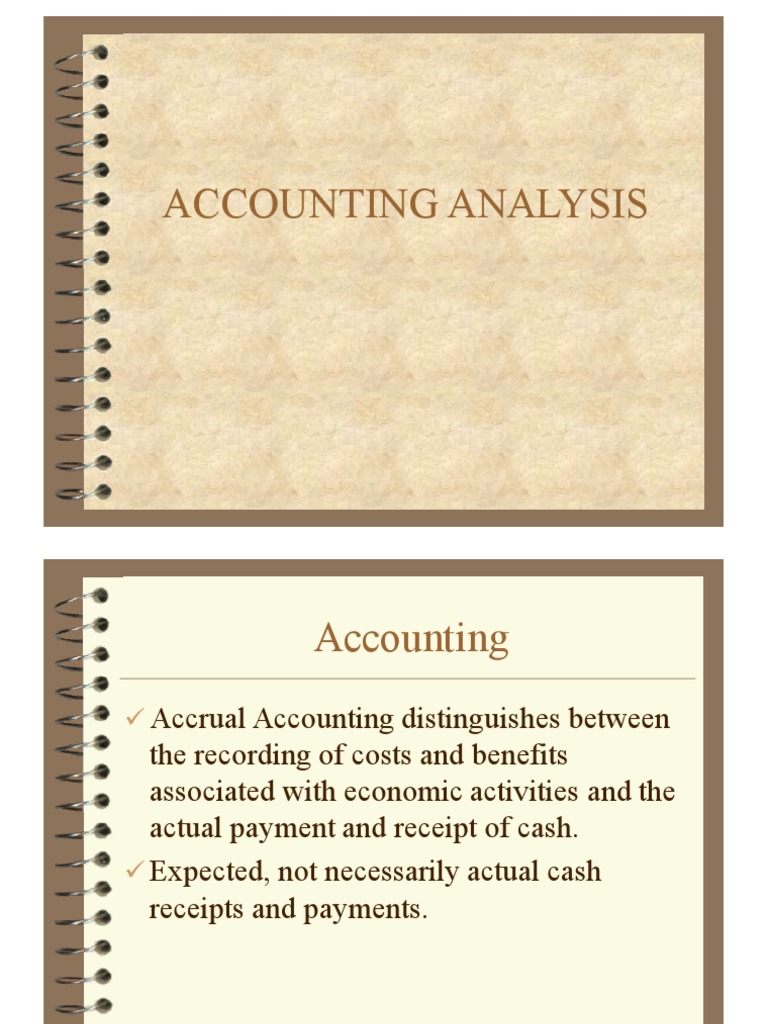 Accounting Analysis | PDF