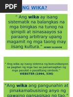 Wastong Gamit NG Gitling | PDF