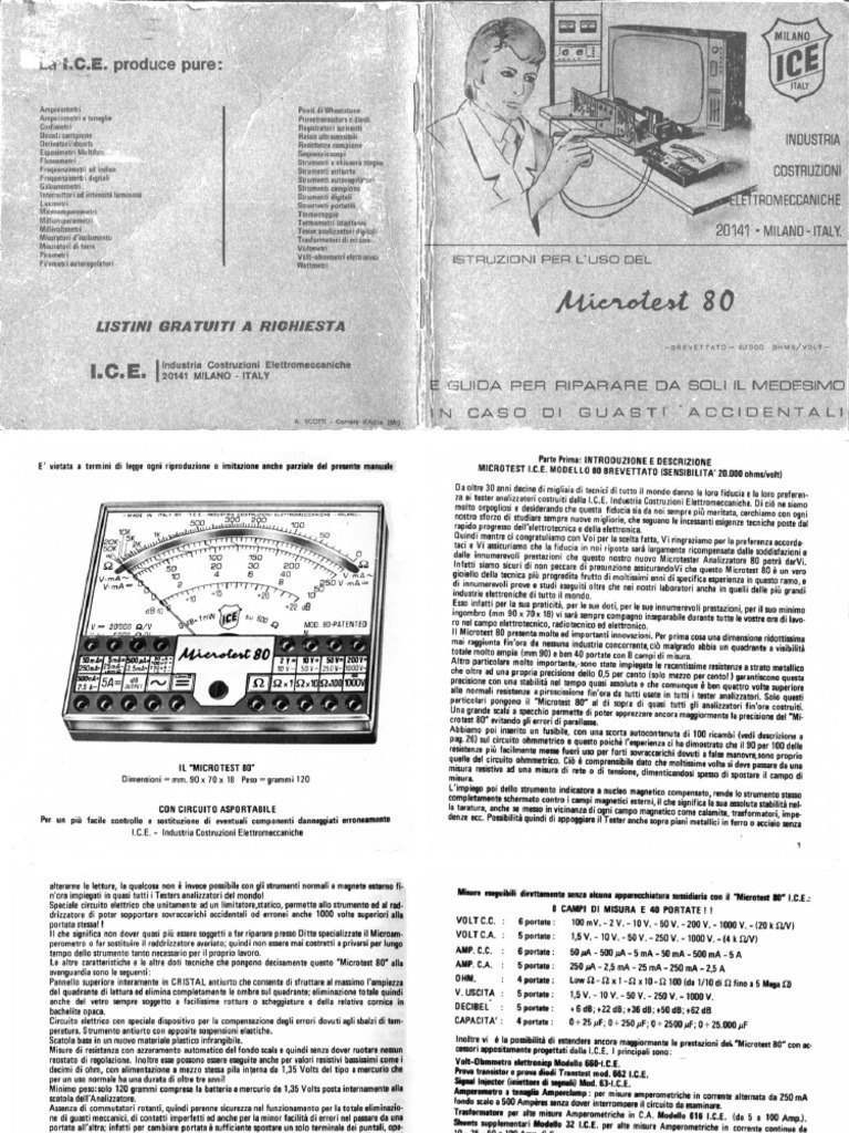 ICE Microtest 80 | PDF