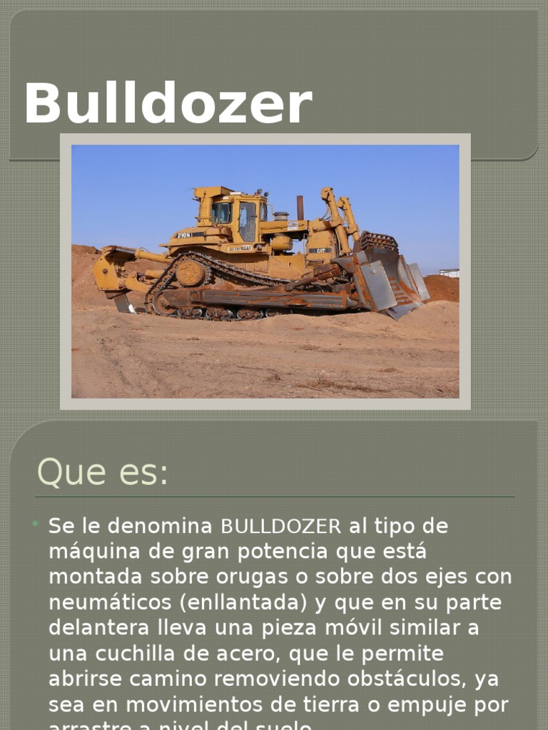Bulldozer | PDF | Refrigeración | Aire acondicionado