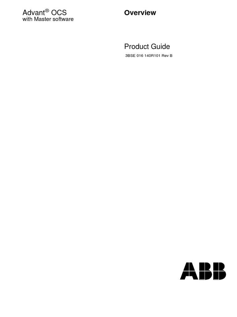 Abb Advant Ocs | PDF | Product Lifecycle | Automation