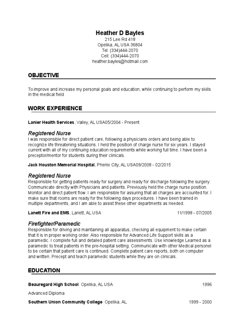Heather Resume For Project | PDF