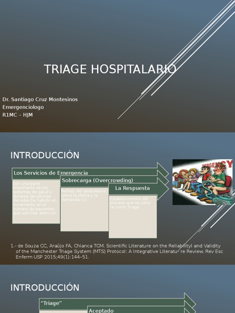 Triage Hospitalario Presentacion | Medicina | Cuidado de la salud