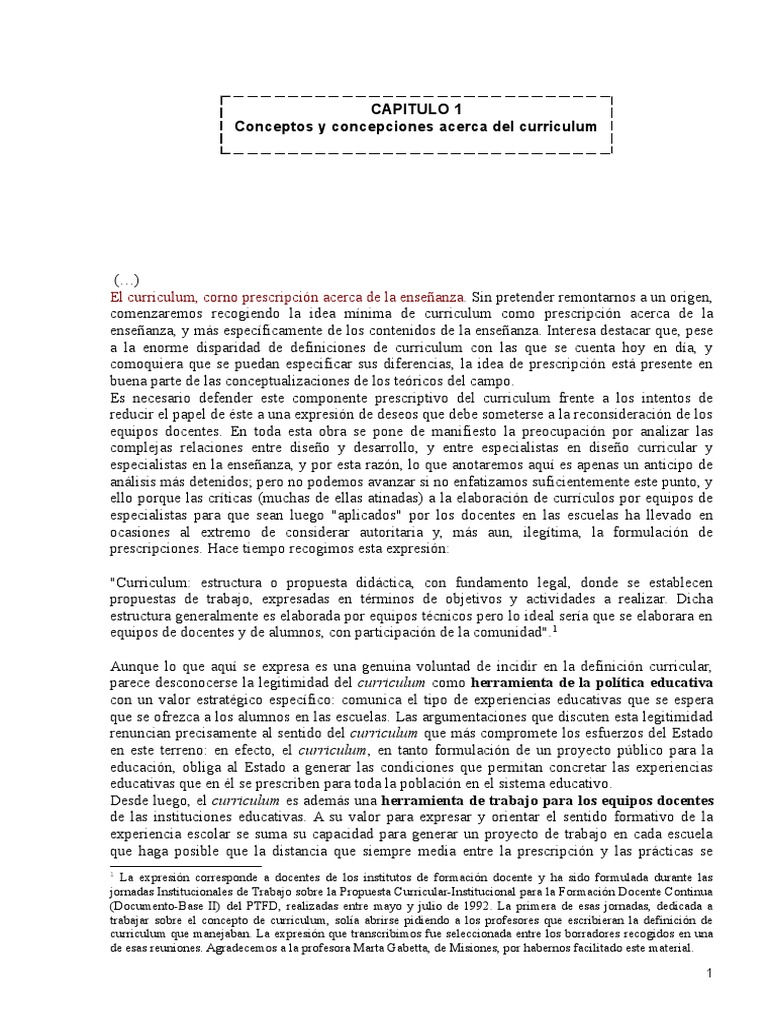 Curriculum Prescripto | Plan de estudios | Teoría | Prueba gratuita de ...