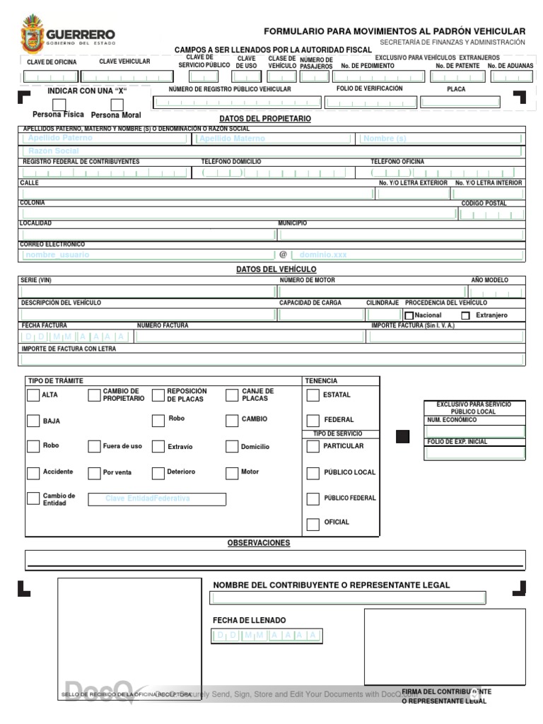 Form A To Vehicular 20112 | PDF | Business