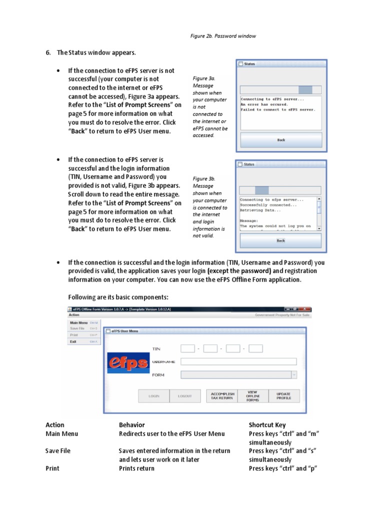 How To Use The eFPS Offline Form Application PDF | PDF | Business