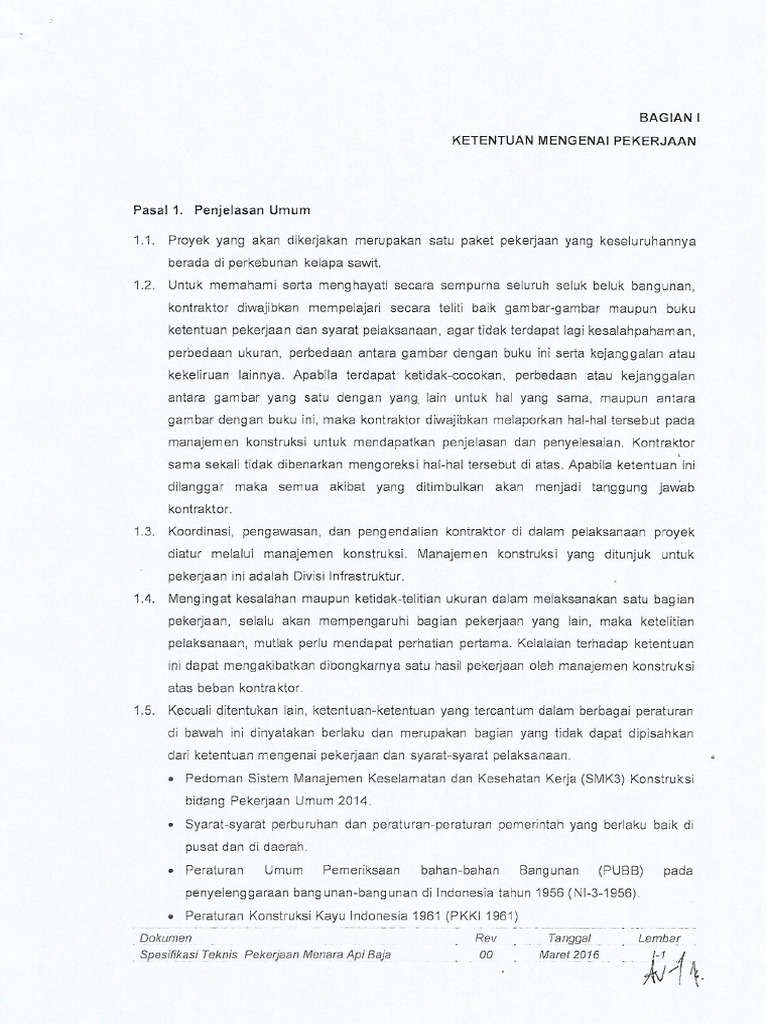 Spek Menara API Baja 15 M | PDF