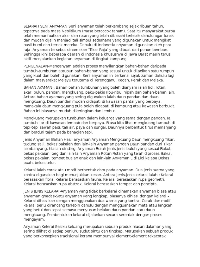 Sesiku Keluang | PDF