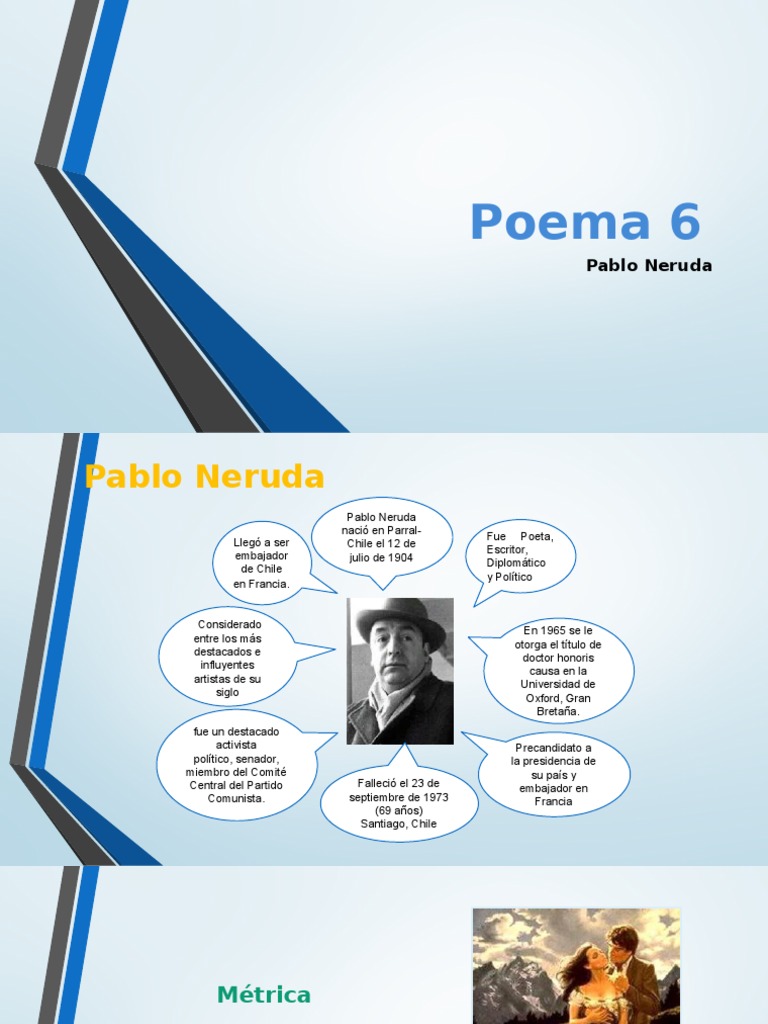 Poema 6-Pablo Neruda | PDF | Arte | Poesía