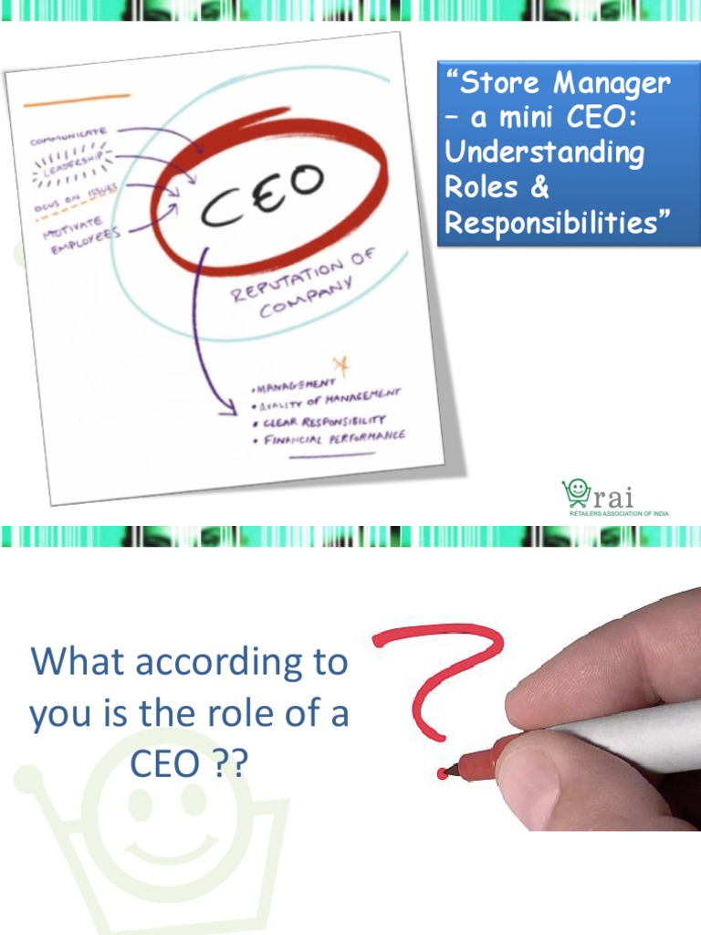 Understanding the Role of a Store Manager: Mini CEO Roles and ...