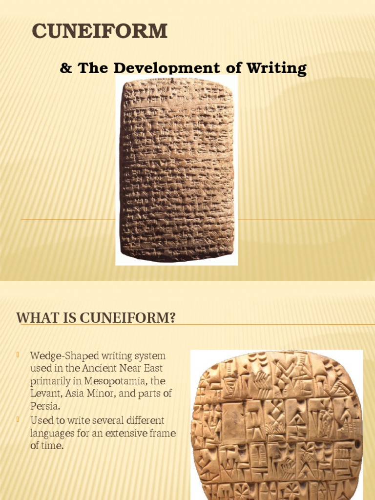 Cuneiform Lesson | PDF