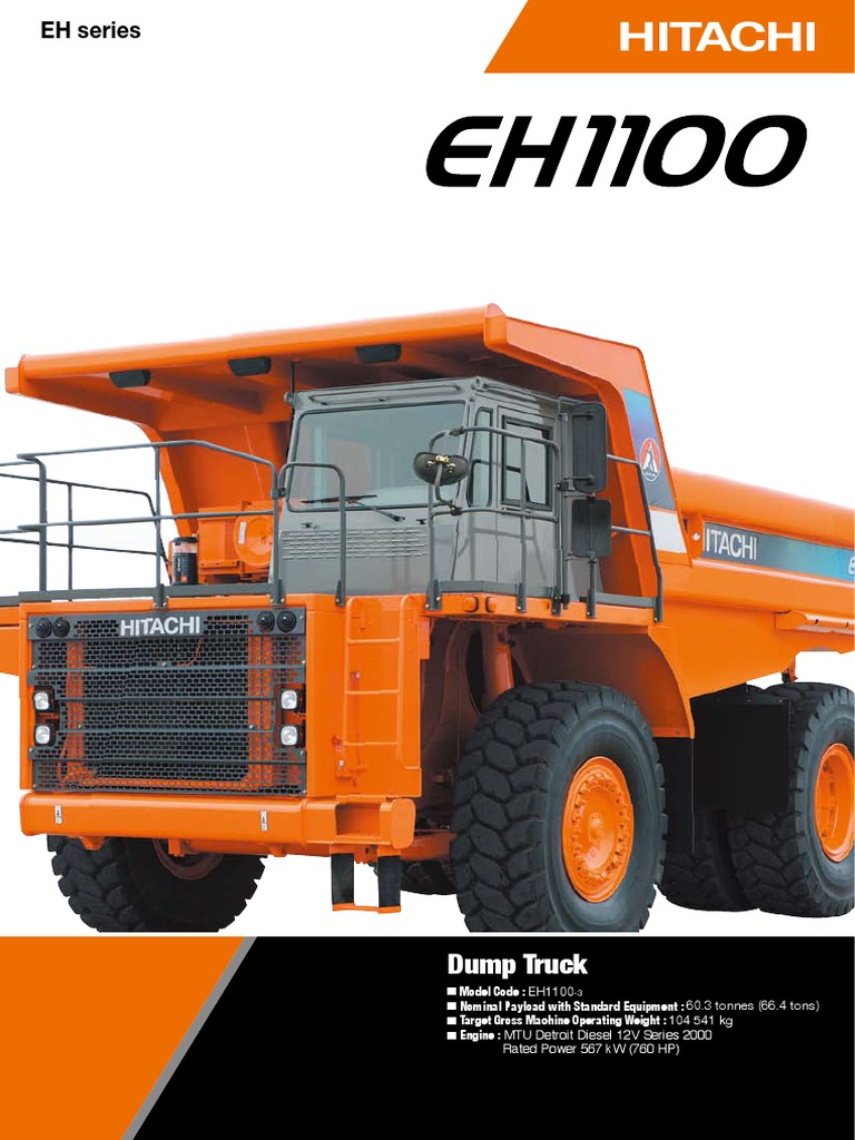 Dump Truck: Model Code: Nominal Payload With Standard Equipment: Target ...