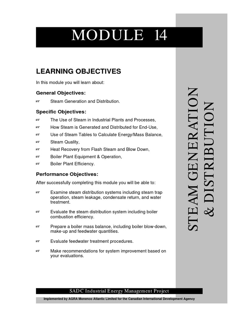 Steam Generation & Distribution PDF | PDF | Boiler | Steam