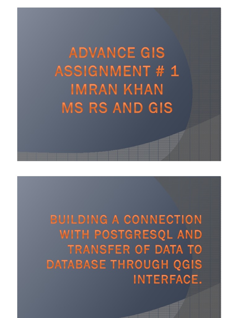 Building A Connection In Qgis With Postgres Sql Pdf Postgre Sql System Software