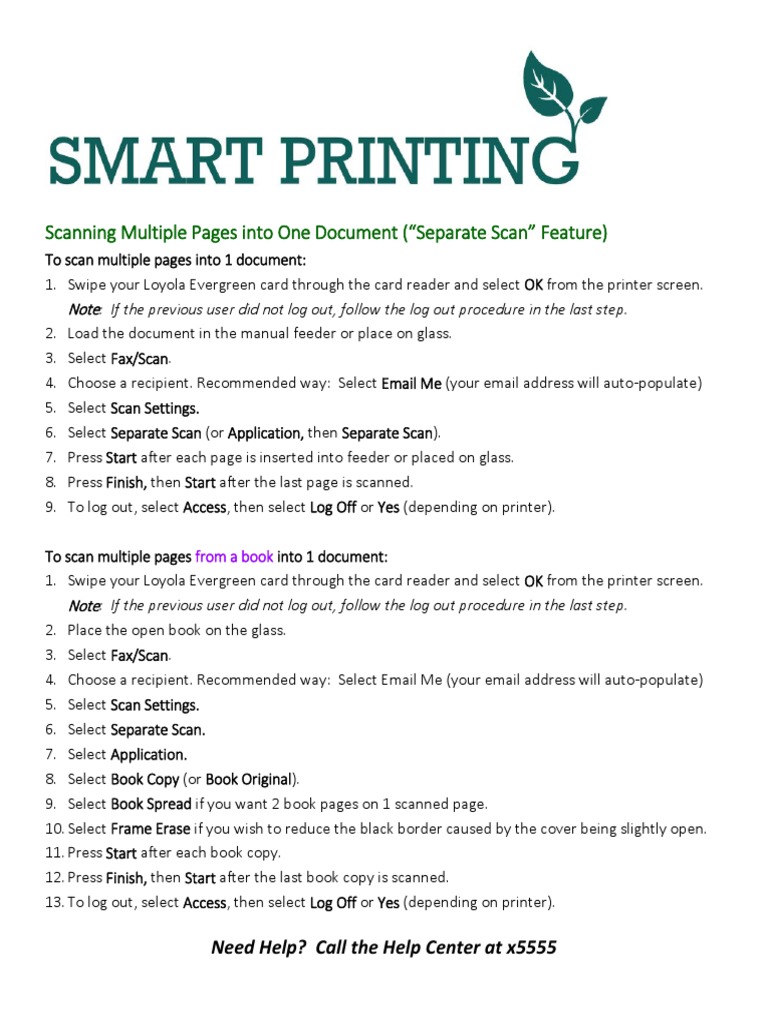 Scan Multiple Pages into One PDF | PDF | Fax | Printer (Computing)