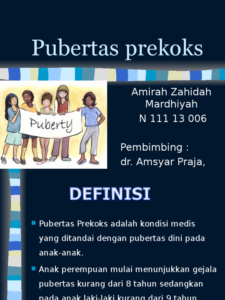 Pubertas Prekoks: Gejala dan Penanganan | PDF