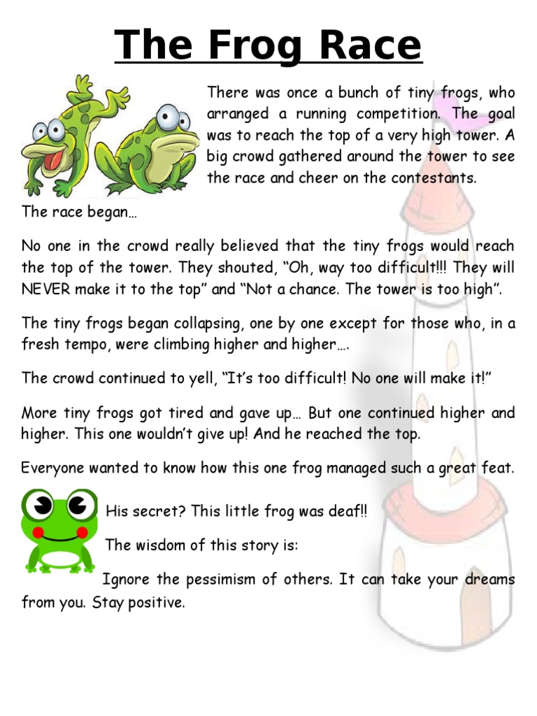 The Frog Race | PDF