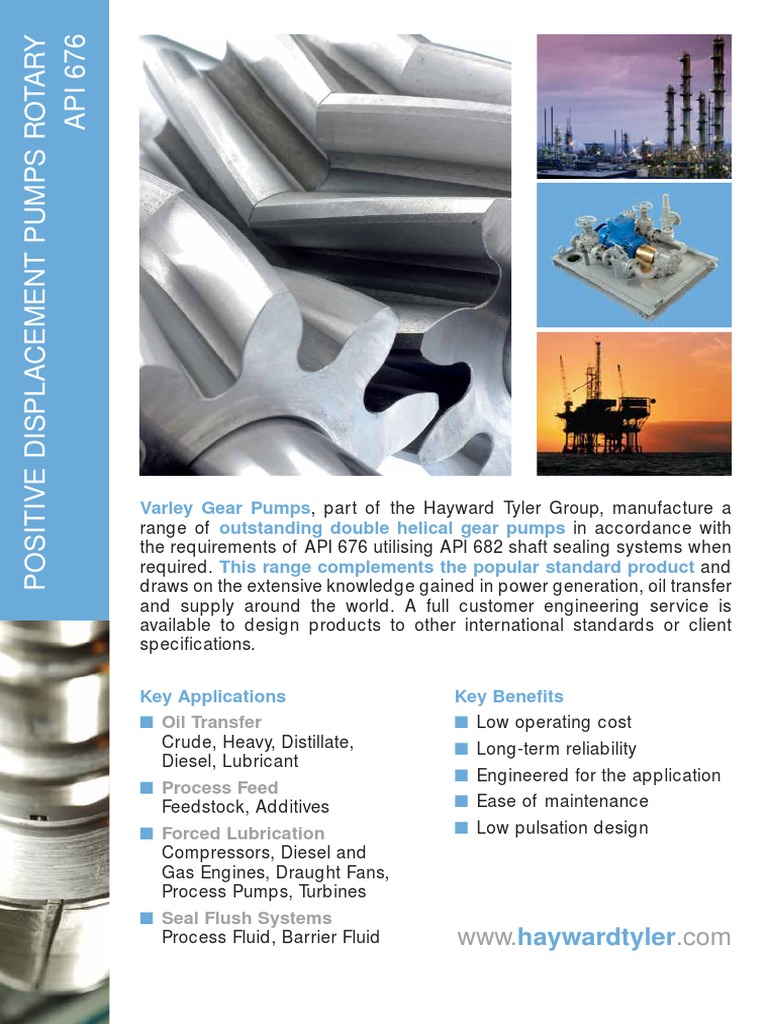 API 676 Datasheet PDF | PDF | Pump | Gear