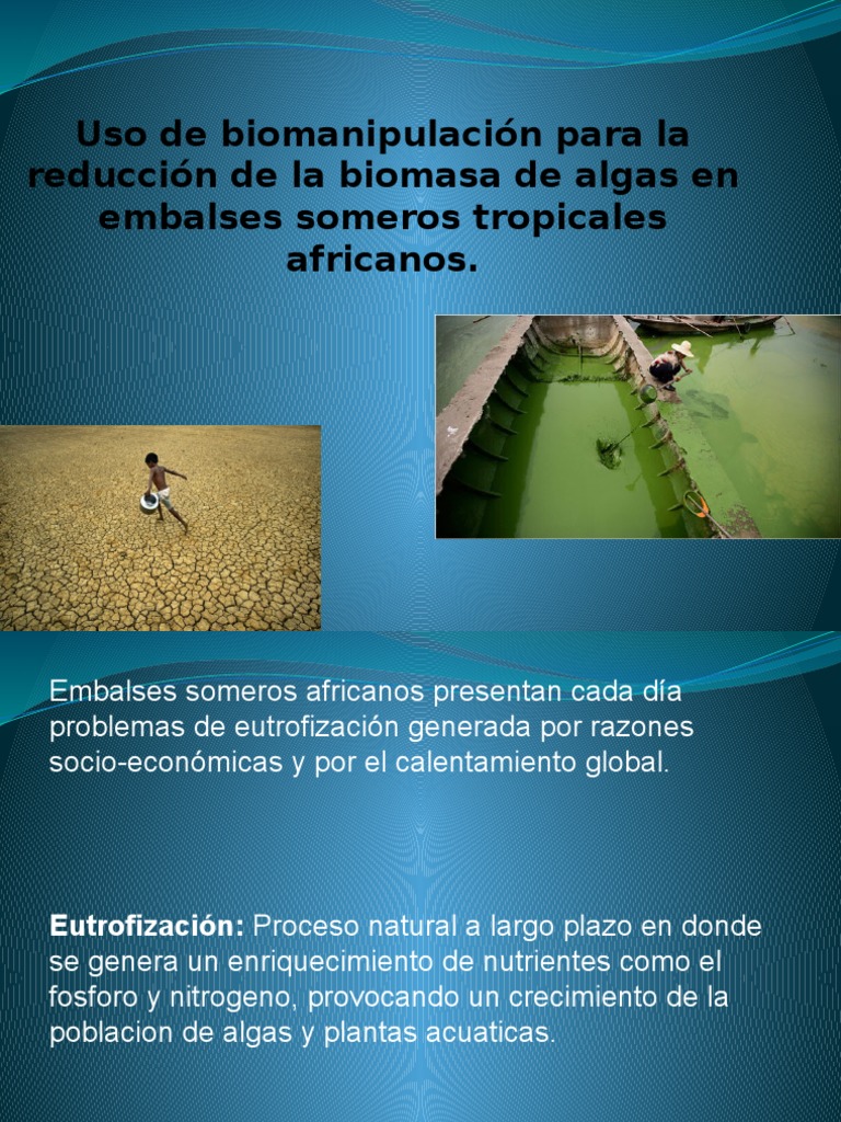 Uso de Biomanipulación para La Reducción de La Biomasa en Reservas ...