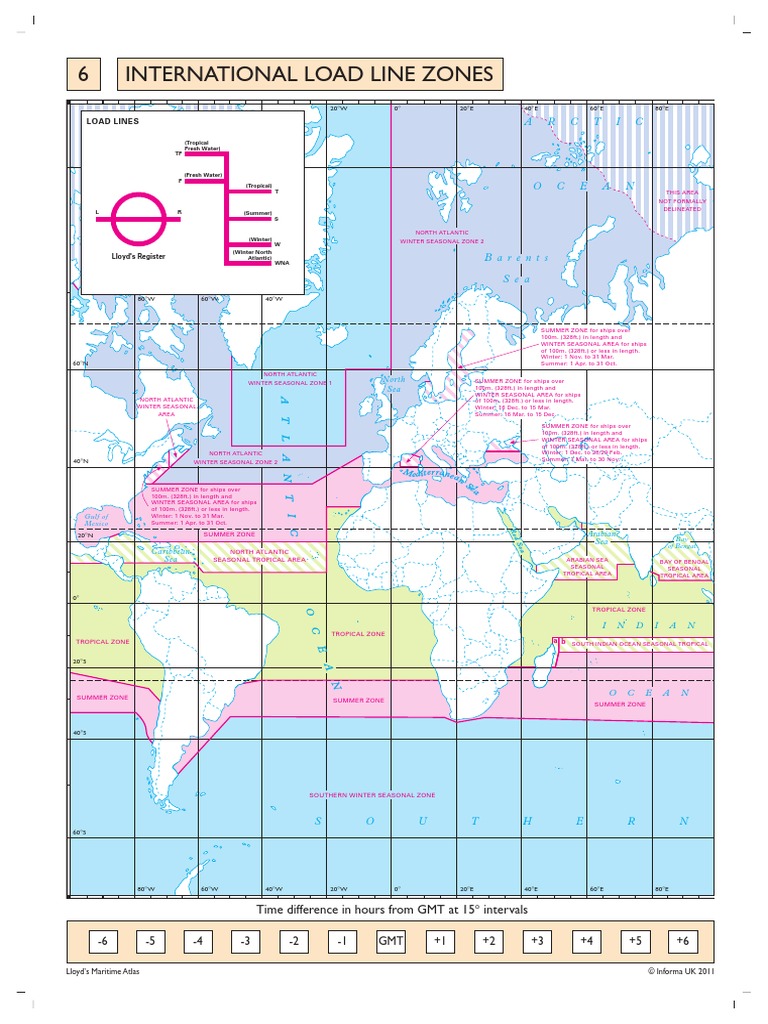 International Load Line Zones Chart | PDF | History