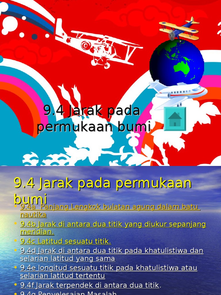 9.4 Jarak Di Atas Bumi | PDF