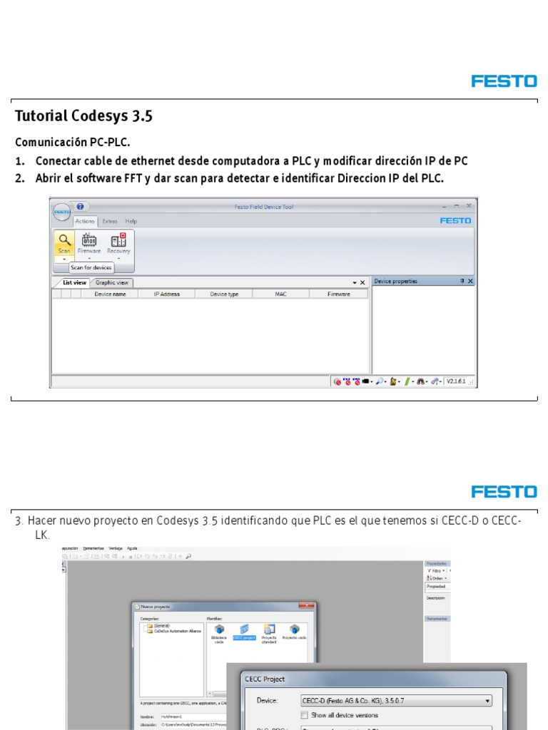 Tutorial Codesys 3.5 | PDF | Ingeniería Informática | Áreas de informática