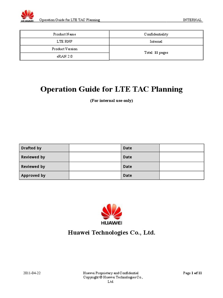 LRFSTG00737 LTE-TAC Planning Technical Guide-V2R3 | PDF | Lte ...