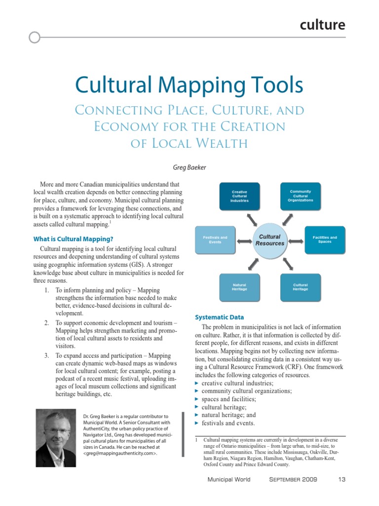Cultural Mapping | PDF | Cartography | Community