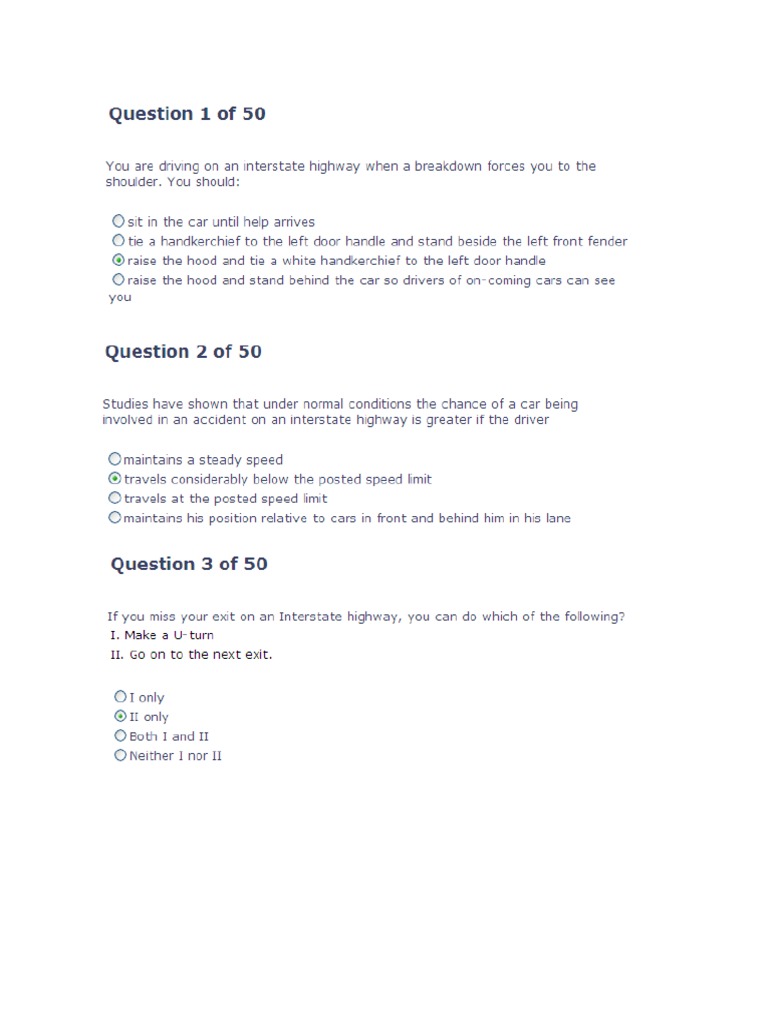 Comprehensive Study Guide for the North Carolina DMV Written Driver's ...