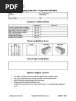 CTPAT 7-Point Container Inspection Checklist | PDF | Door | Building ...