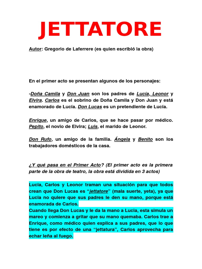 Jettatore | Descargar gratis PDF | Ocio