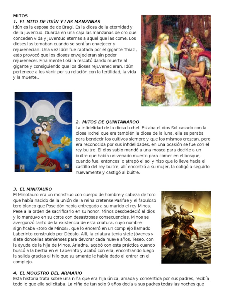 Mitos cortos para niños y sus lecciones | PDF | Thor