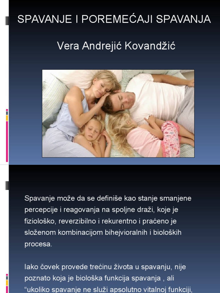 Spavanje I Poremećaji Spavanja | PDF
