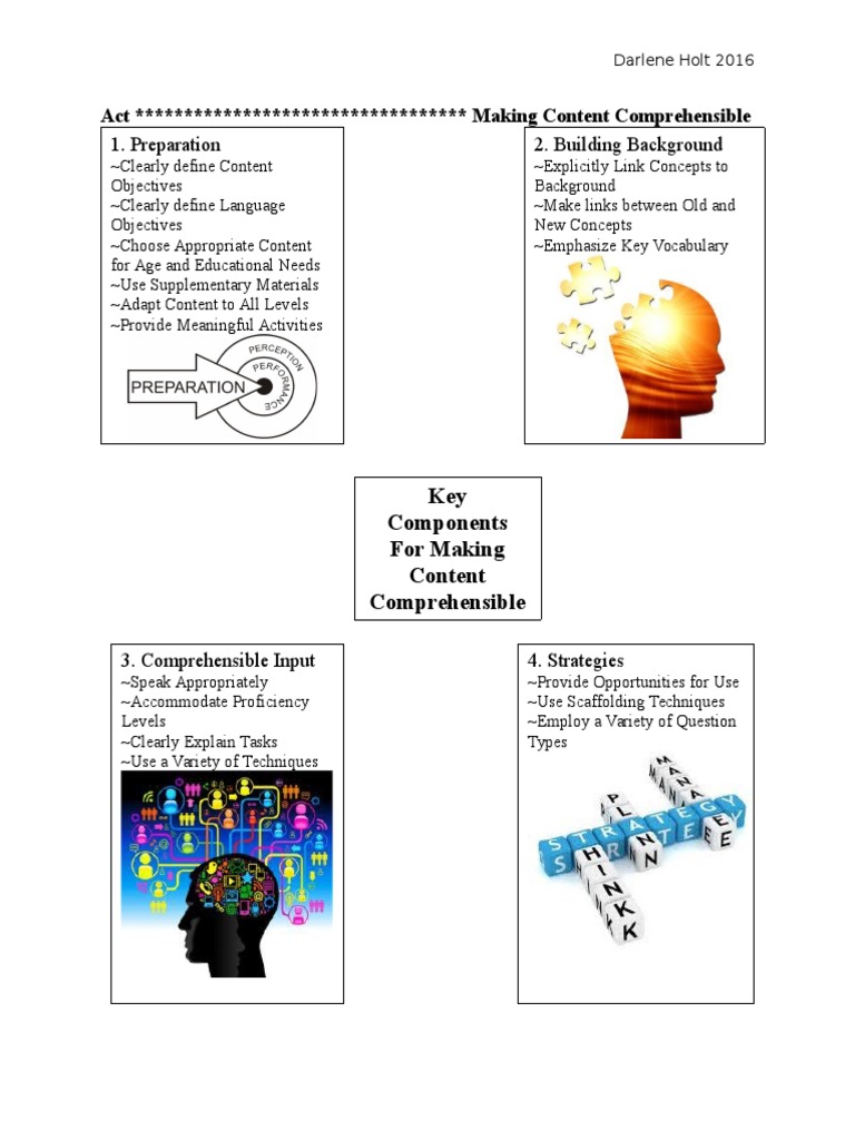 Making Content Comprehensible | PDF