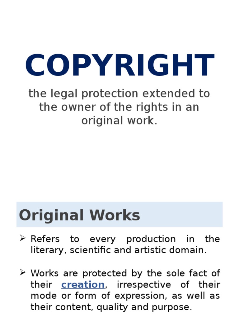 Understanding Copyright Protection Pdf Fair Use Copyright