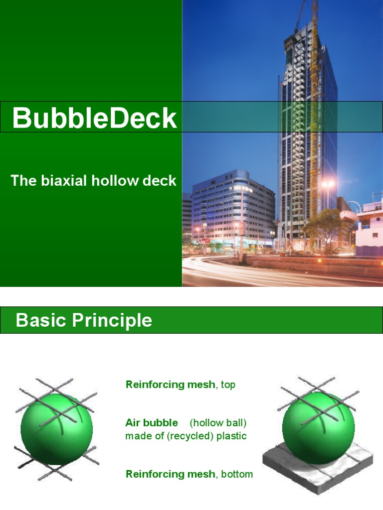 Bubbledeck: The Biaxial Hollow Deck | PDF | Engineering | Architectural ...