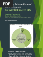 Presidential Decree NO. 705: The Revised Forestry Code | PDF | Logging | Lumber