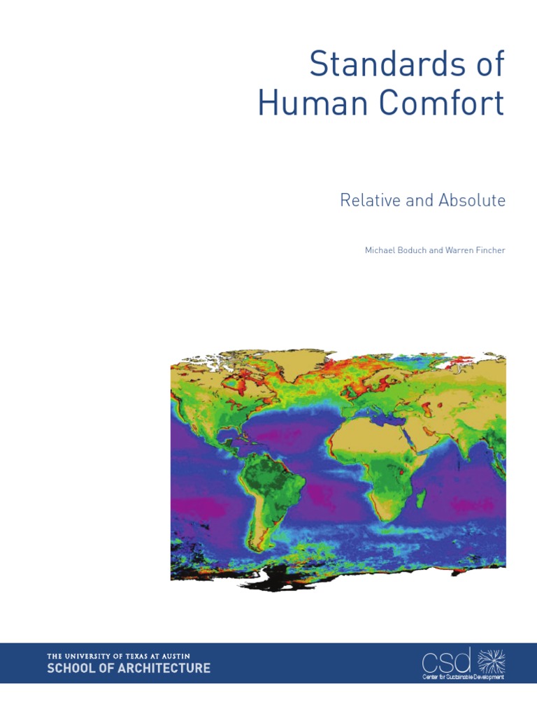 Standards of Human Comfort | PDF | Sound | Humidity